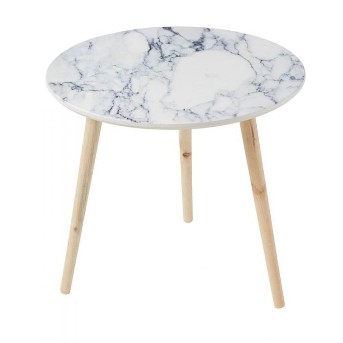 Marlo Marble Side Table - StyleNations